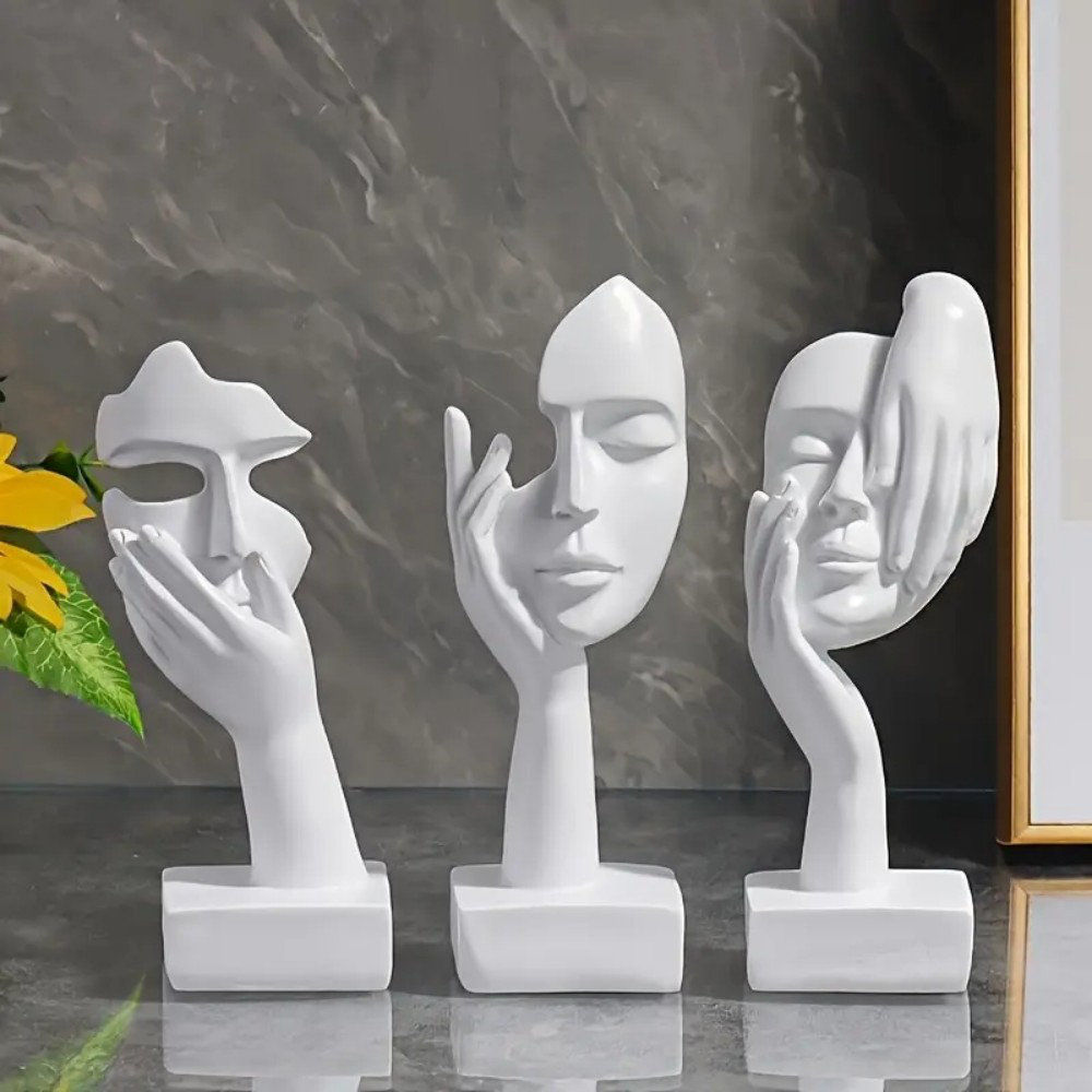 Mercer41 [Thinker Statue, Silence] 3Pcs Thinker Statue - Modern Home ...